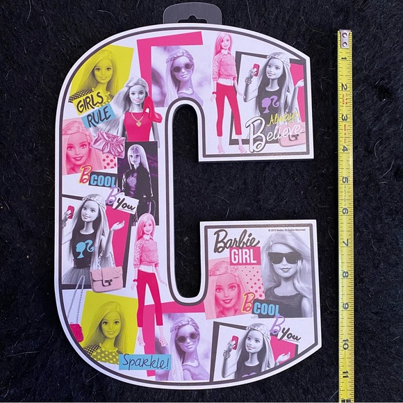 Barbie | Wall Decor | Barbie Wooden Letter C | Poshmark